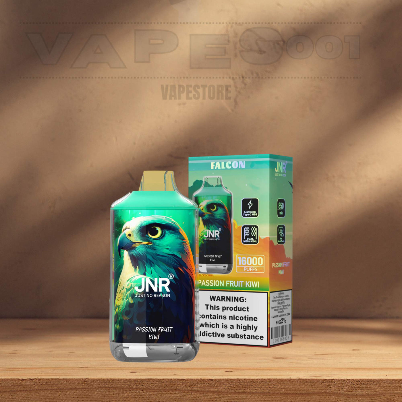 JNR - Falcon 16K - Puff Jetable / Disposable — Vapes001